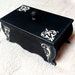 Black Gothic Box Gothic Decor Witch Black Box Wicca Decor Pagan Decor ...