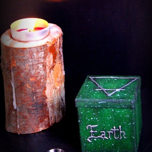 Earth Green Box Green Witch Box Forest Green Box Meditation - Etsy