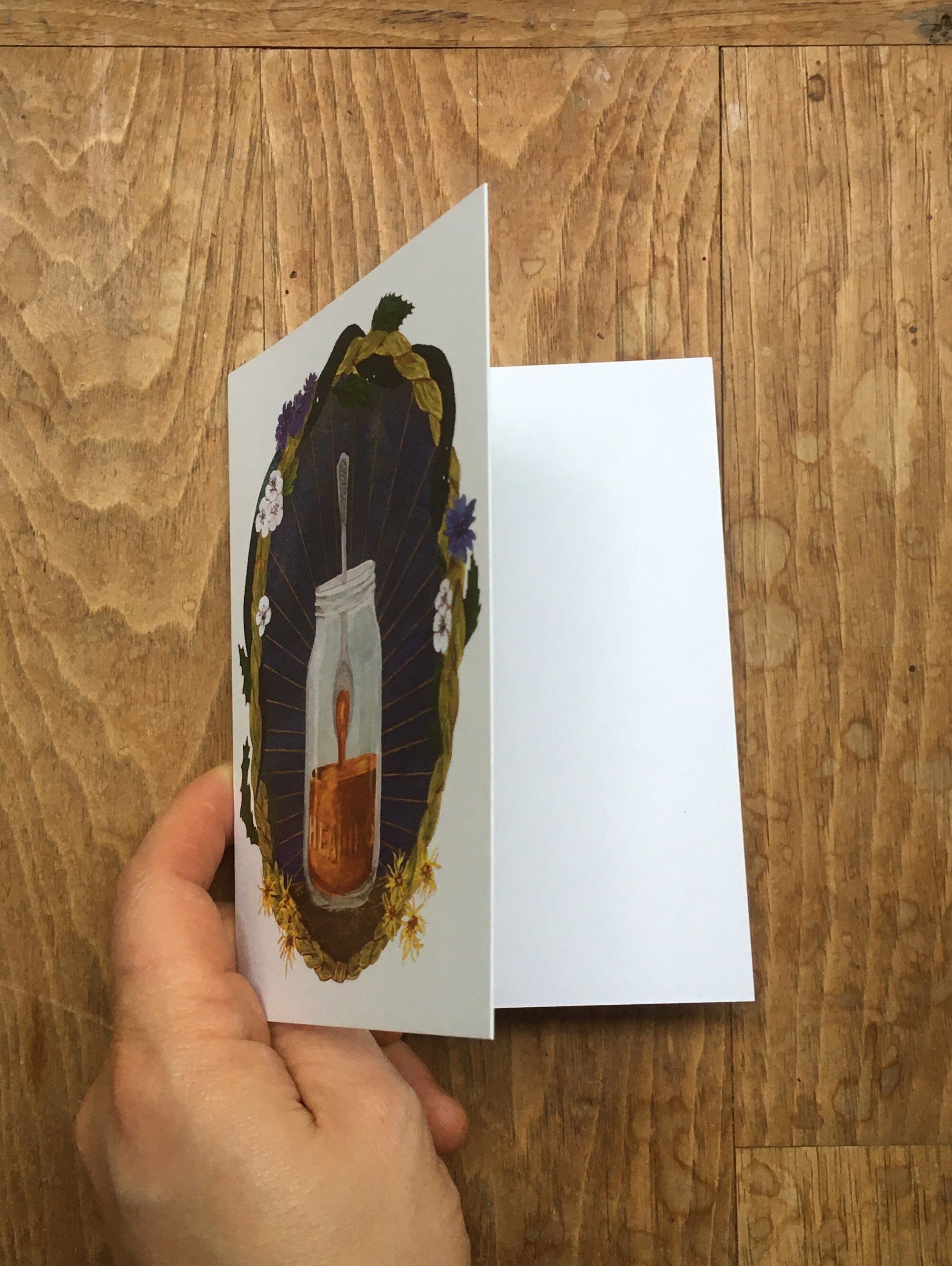 Beloved Stranger Greeting Card — Abacus Corvus Artwork