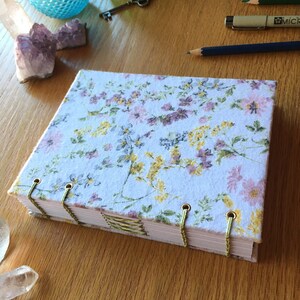 Handmade Journal, Handbound Sketchbook, Mixed Media Art Journal, Travel ...