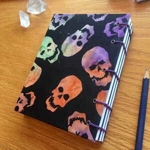 Handmade Journal, Handbound Sketchbook, Goth Art Journal, Travel ...