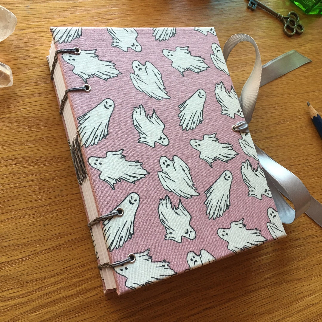 Handmade Glow in the Dark Journal, Handbound Sketchbook, Halloween Art ...