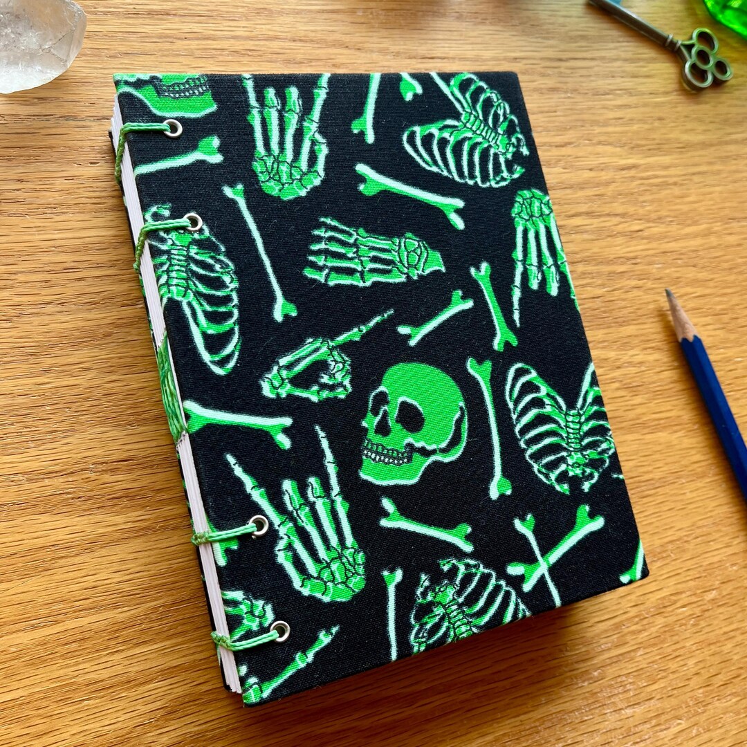 Handmade Glow in the Dark Journal, Handbound Sketchbook, Art Journal ...