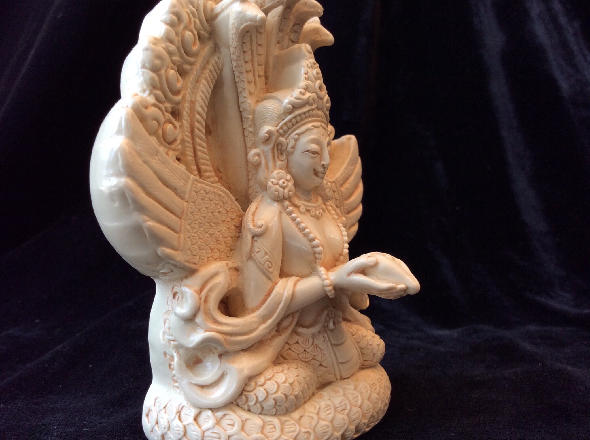 Naga Kanya Snake Goddess Suvannamaccha offering sacred water | Etsy