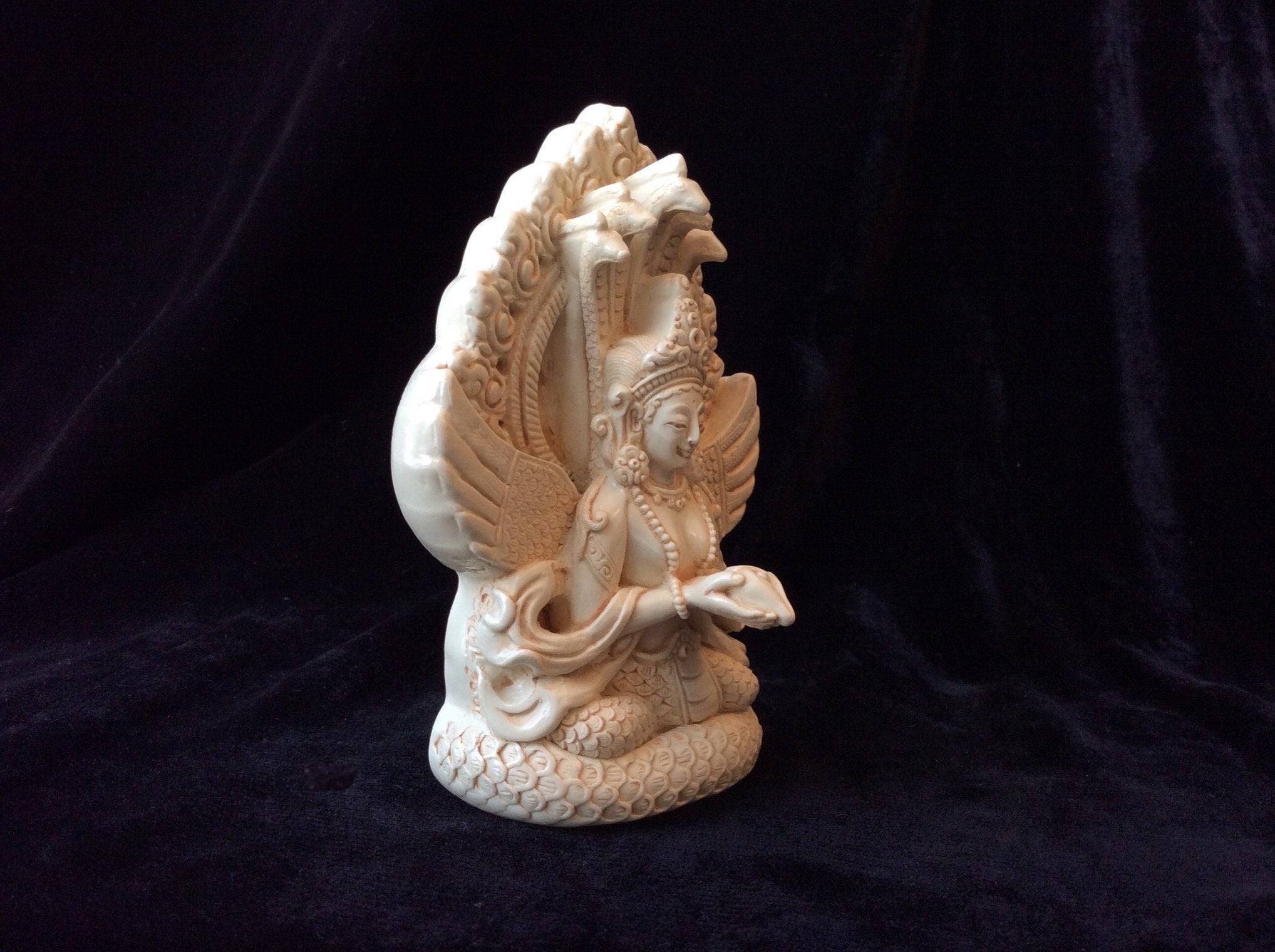 Naga Kanya Snake Goddess Suvannamaccha offering sacred water | Etsy