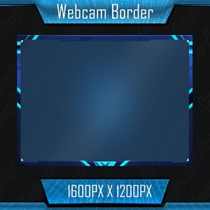 Animated Webcam Border, Webcam Overlay, Animated Webcam Overlay, Twitch ...