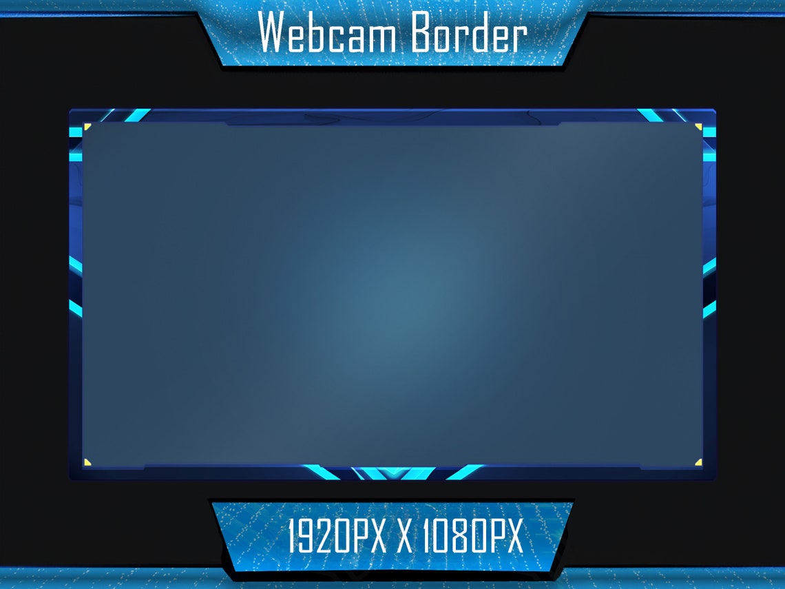 Animated Webcam Border, Webcam Overlay, Animated Webcam Overlay, Twitch ...