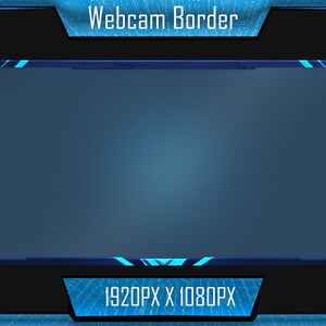 Animated Webcam Border, Webcam Overlay, Animated Webcam Overlay, Twitch ...