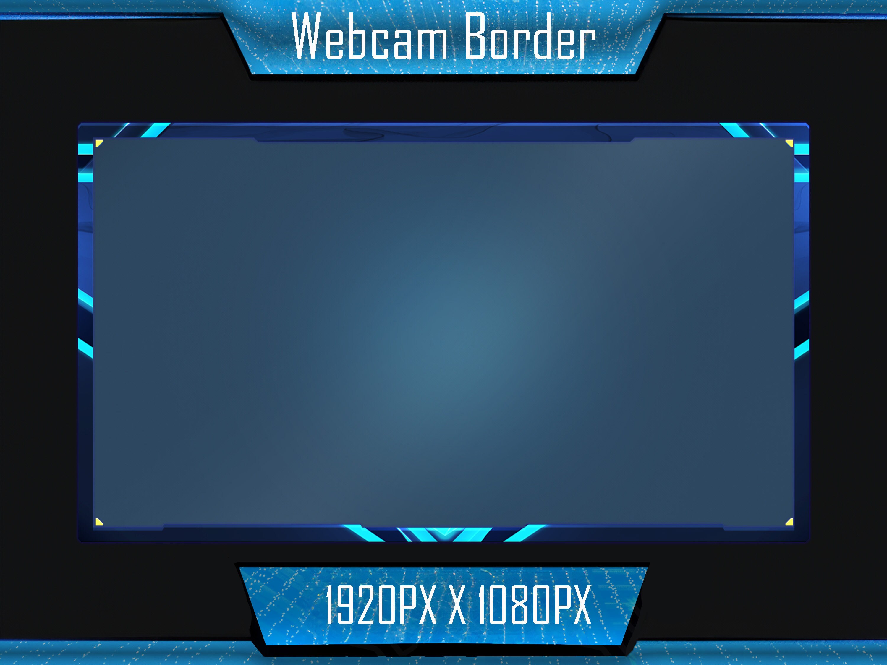Animated Webcam Border, Webcam Overlay, Animated Webcam Overlay, Twitch ...