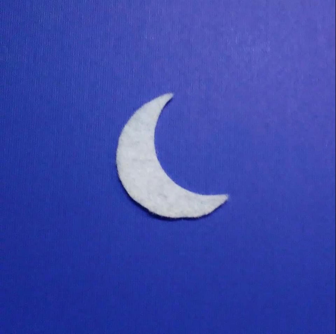 Midnight Moon Felt Cut Out for Wax Dipping and Other Projects, 50 Count ...