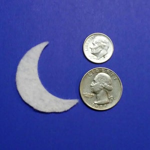 Midnight Moon Felt Cut Out for Wax Dipping and Other Projects, 50 Count ...