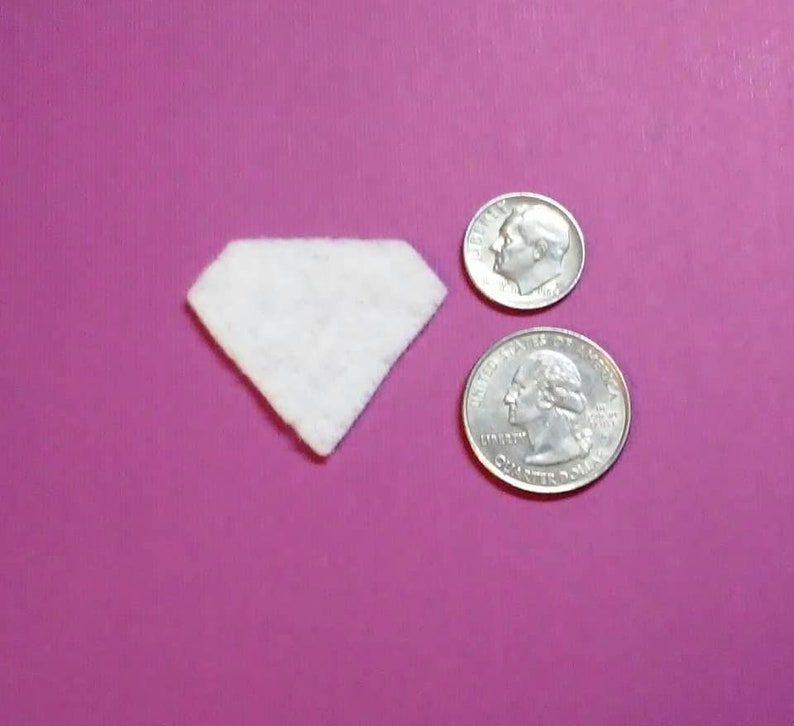 Diamond Felt Cut Out for Wax Dipping and Other Projects, 50 Count ...