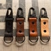 Handmade Leather Keychain/ HK Hook Keyring/ Leather Keyfob/ Leather ...