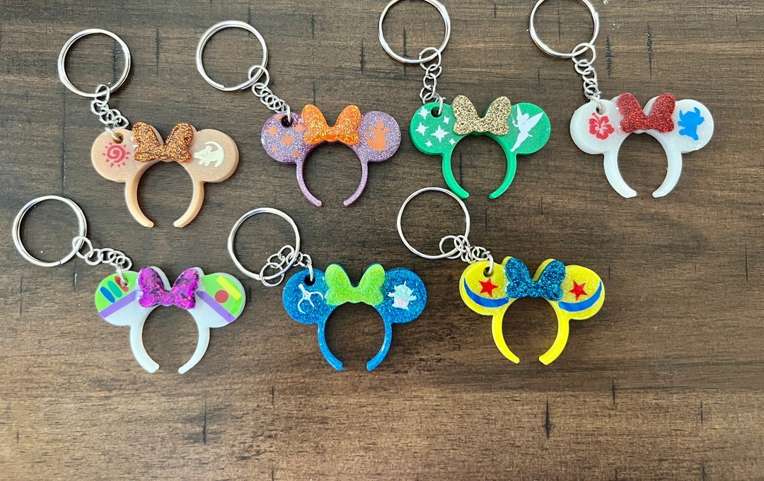 Disney-inspired Mickey Keychains - Etsy