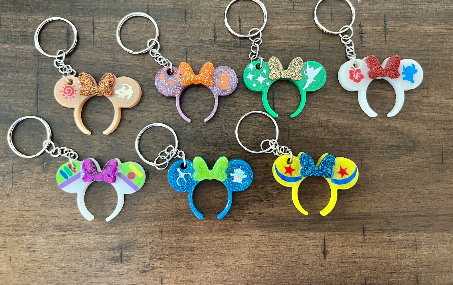 Disney-inspired Mickey Keychains 2 - Etsy