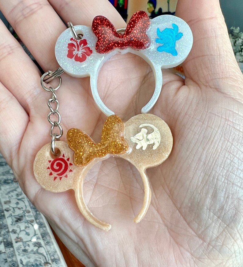 Disney-inspired Mickey Keychains - Etsy