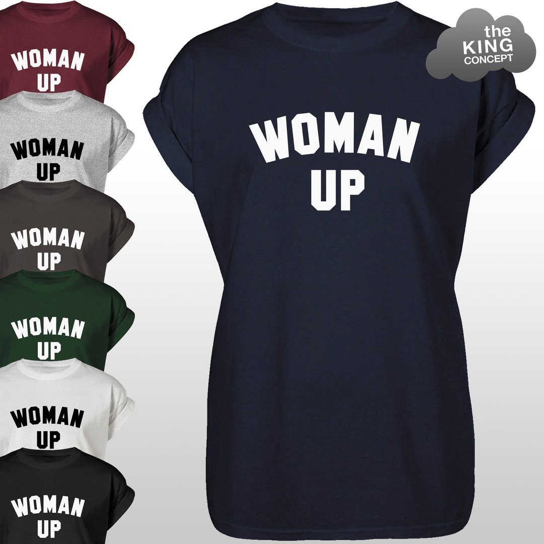 Woman up T-shirt Women up Shirt Feminist Tee Top Womens March Slogan ...