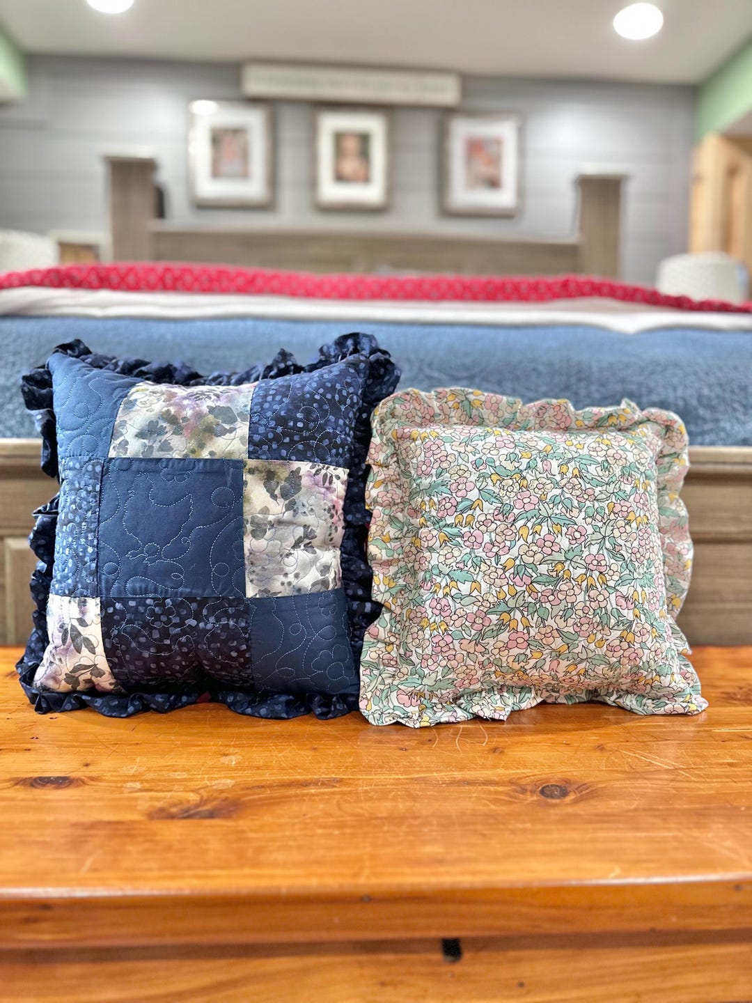 Custom Memory Pillow: Quilted Keepsake Made From Clothing - Etsy
