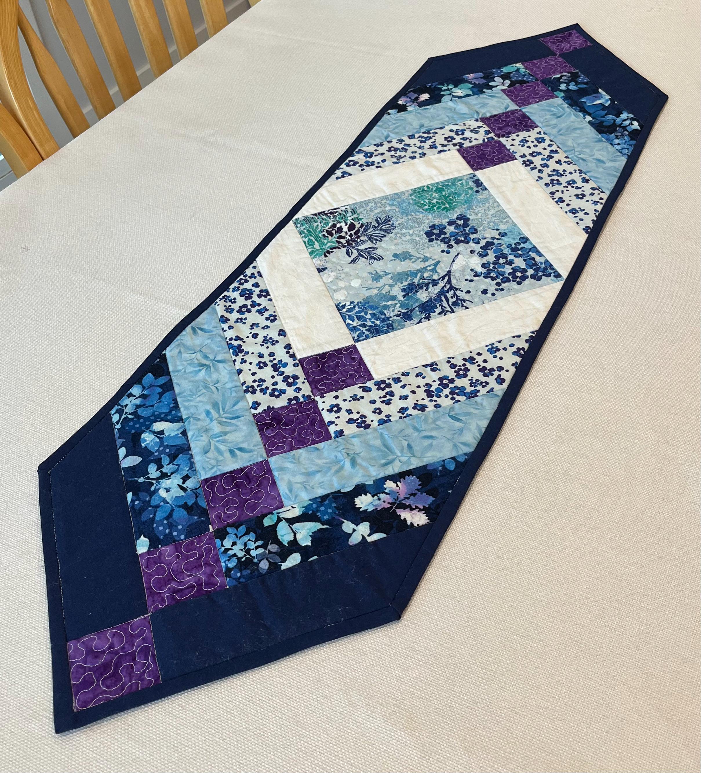 Summer Blue French Braid Table Runner - Etsy