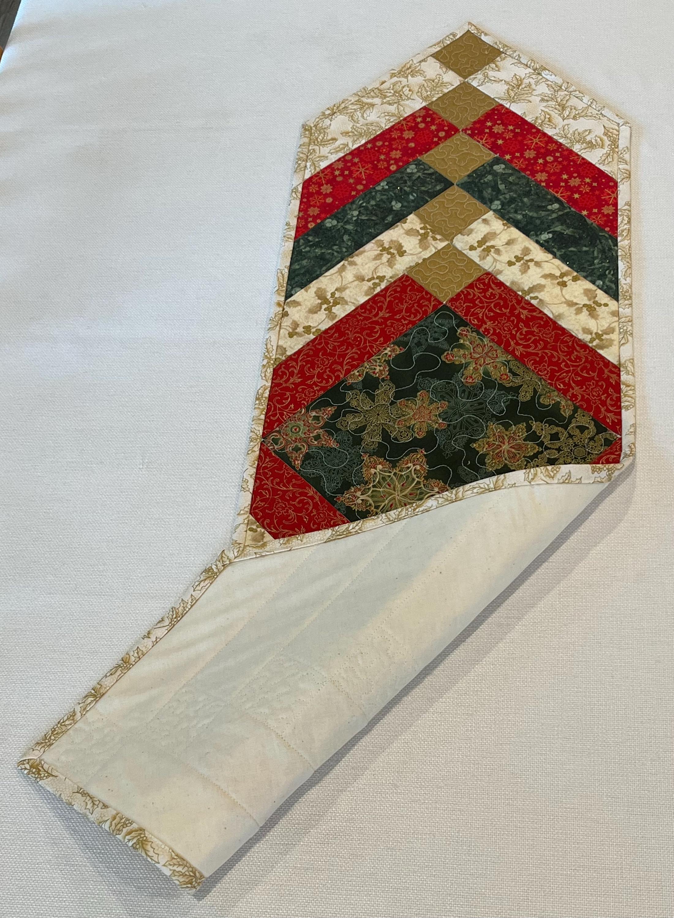 Winter Green French Braid Table Runner - Etsy