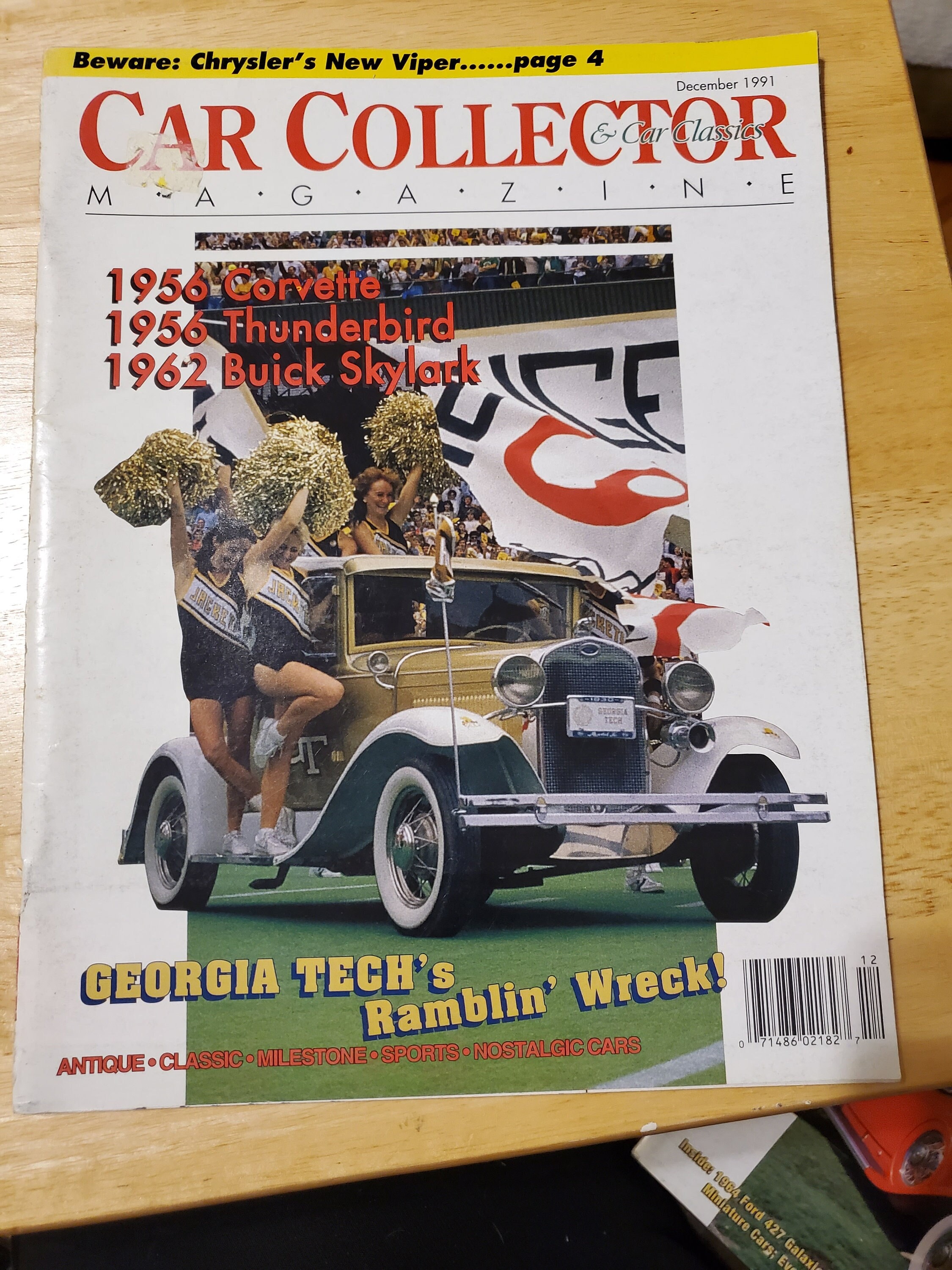 Car Collector and Car Classic Magazine December 1991 - Etsy