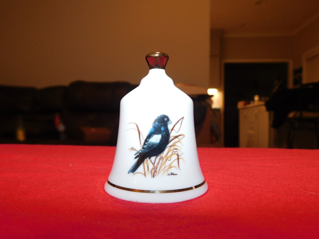Danbury Mint Mini Bell Official State Bird Collection Colorado Lark ...