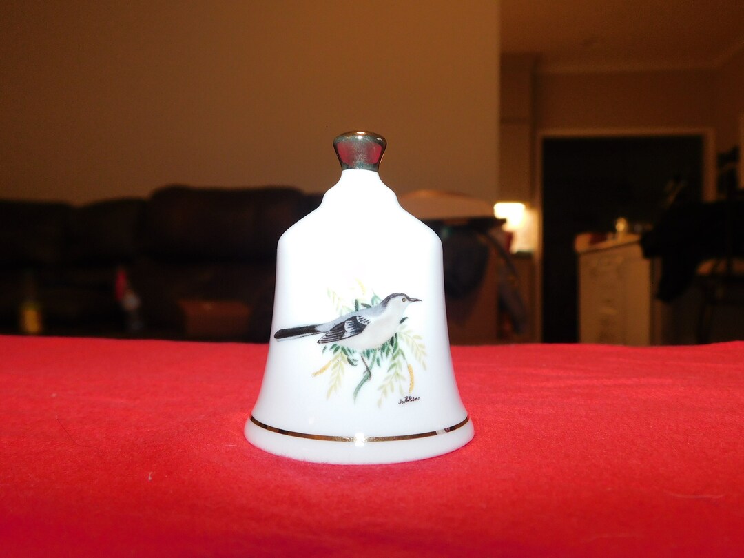 Danbury Mint Mini Bell Official State Bird Collection Mississippi ...