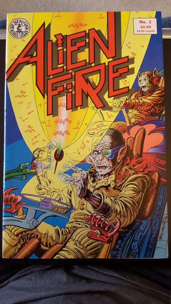 Alien Fire by Kitchen Sink Comics Issue 1 - Etsy