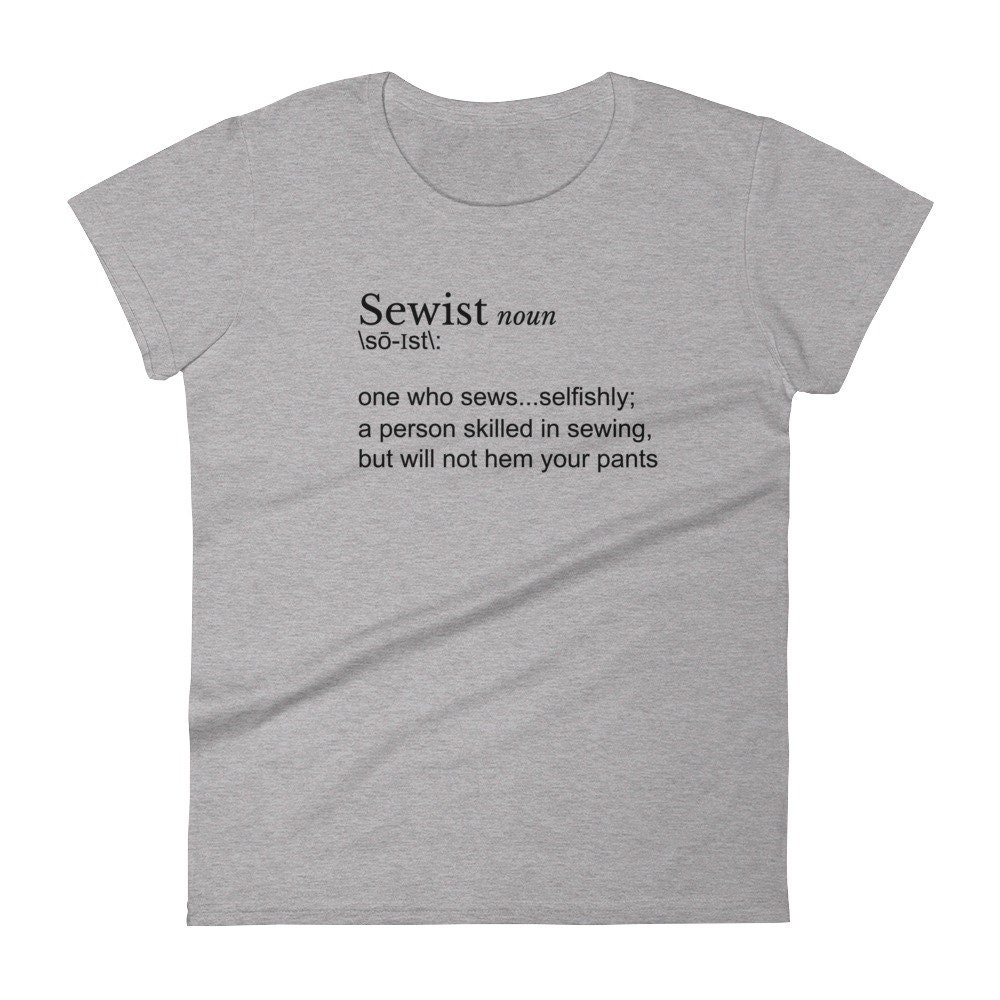 Definition of a Sewist Ladies Fit T-shirt - Etsy