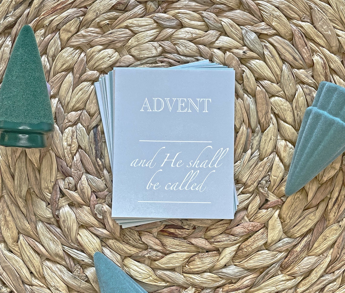 KJV Names of Jesus Advent Cards (printable) - Scripture in the King ...