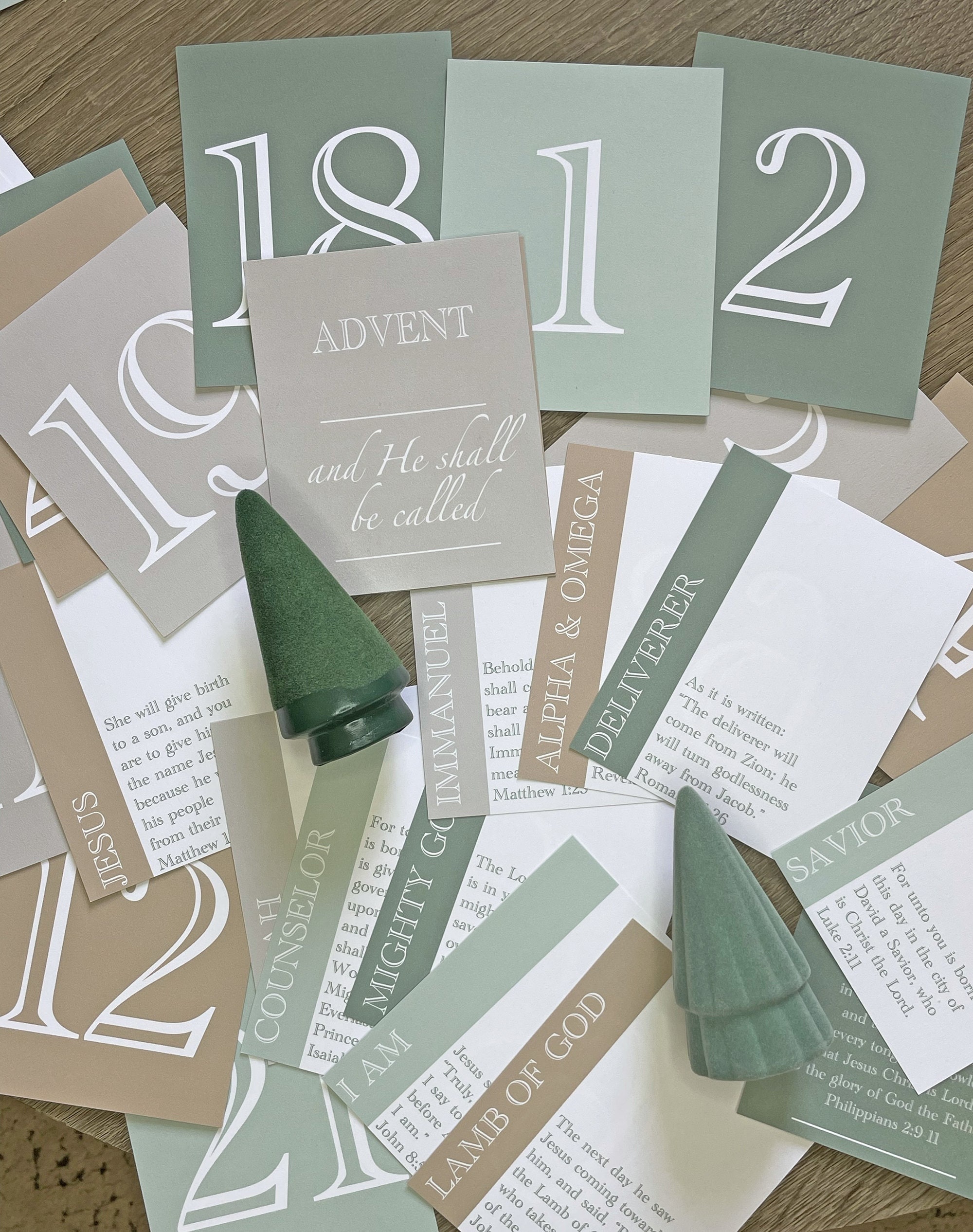 NIV Names of Jesus Advent Cards (printable) - in the New International ...