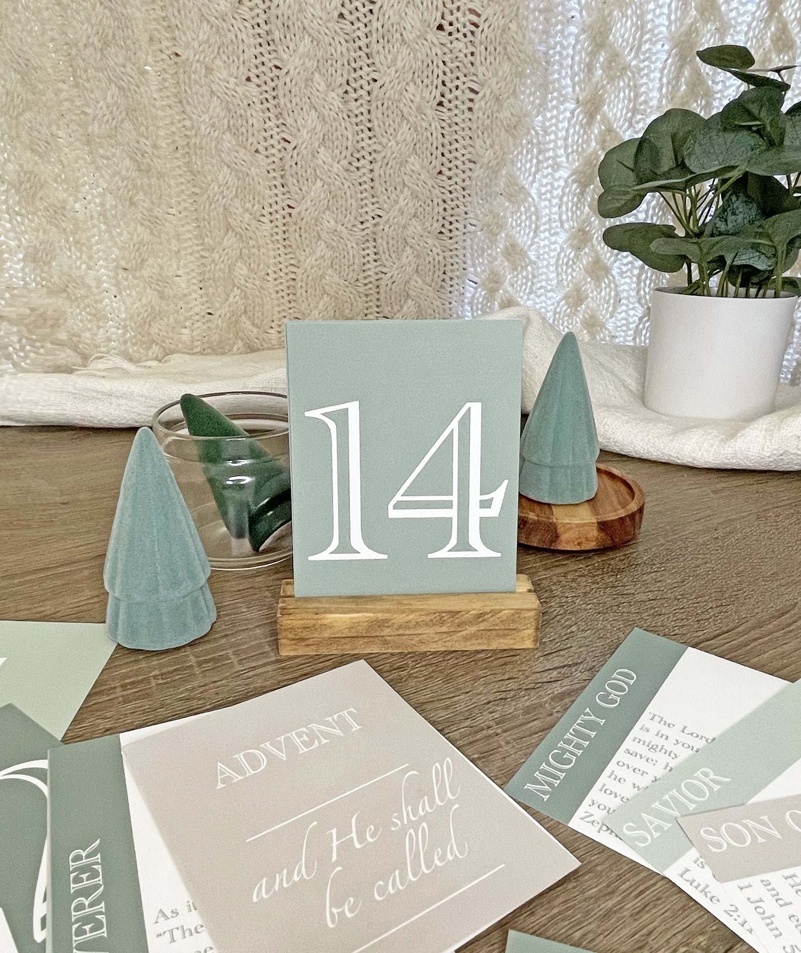 KJV Names of Jesus Advent Cards (printable) - Scripture in the King ...