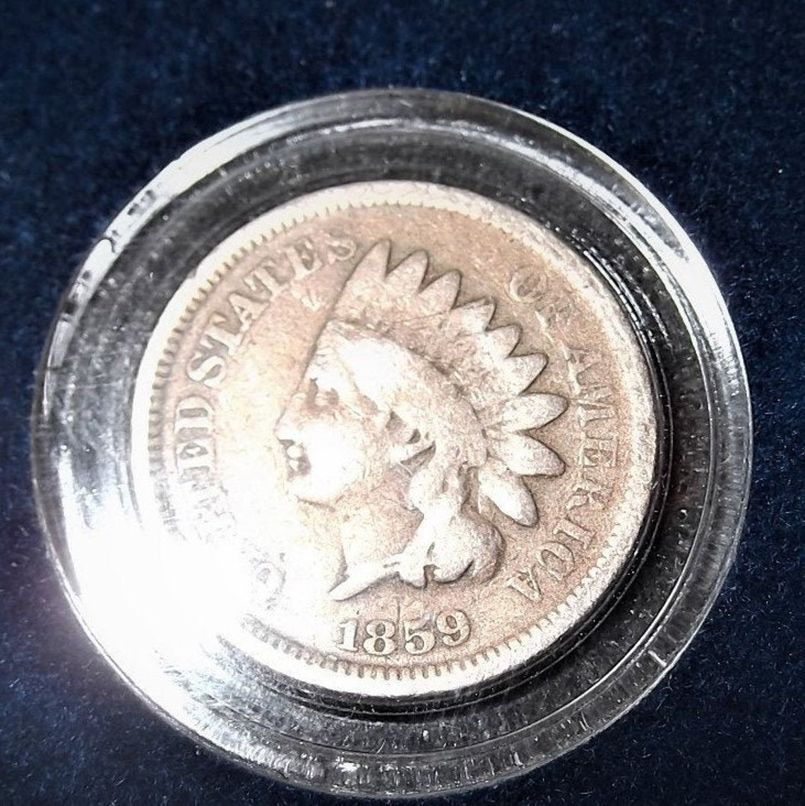 1833 Coronet Liberty Head Large Cent and an 1859 Indian Head Penny - Etsy