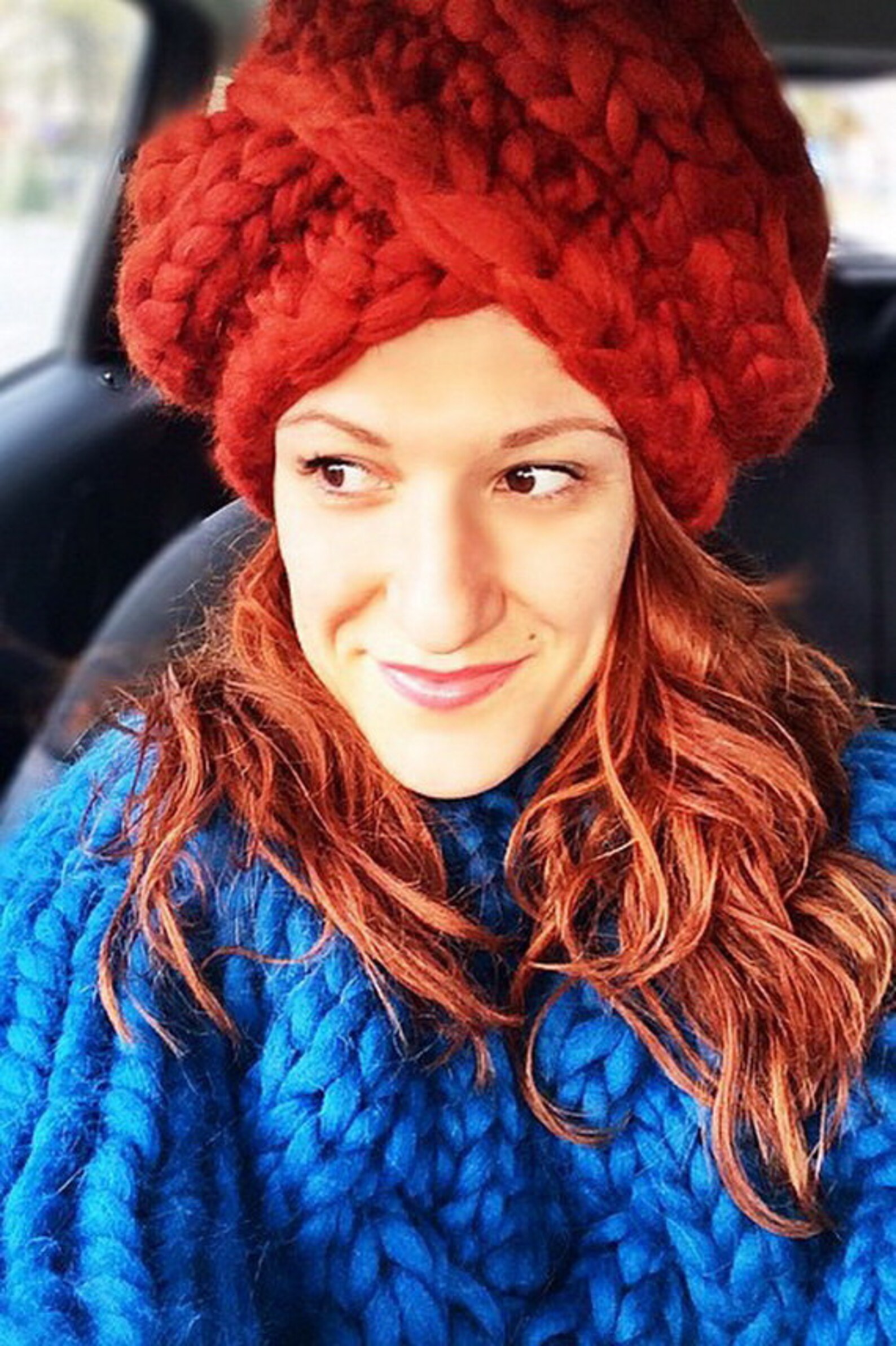 Oversized Hat Chunky Knit Hat Giant Knits Big Turban Etsy