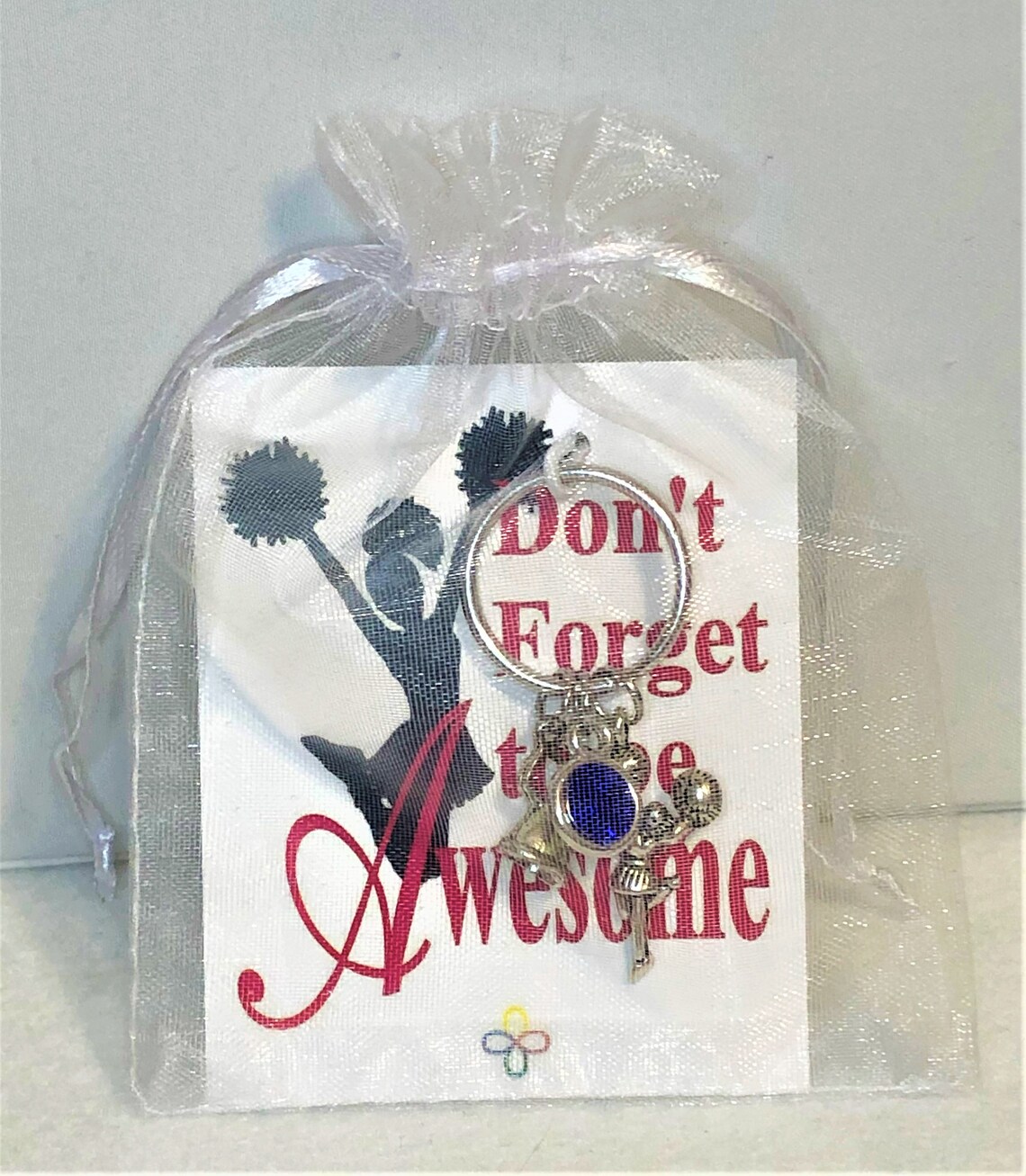 PERSONALIZED Cheerleader Key Chain, Cheerleading Keychain, Cheerleading ...