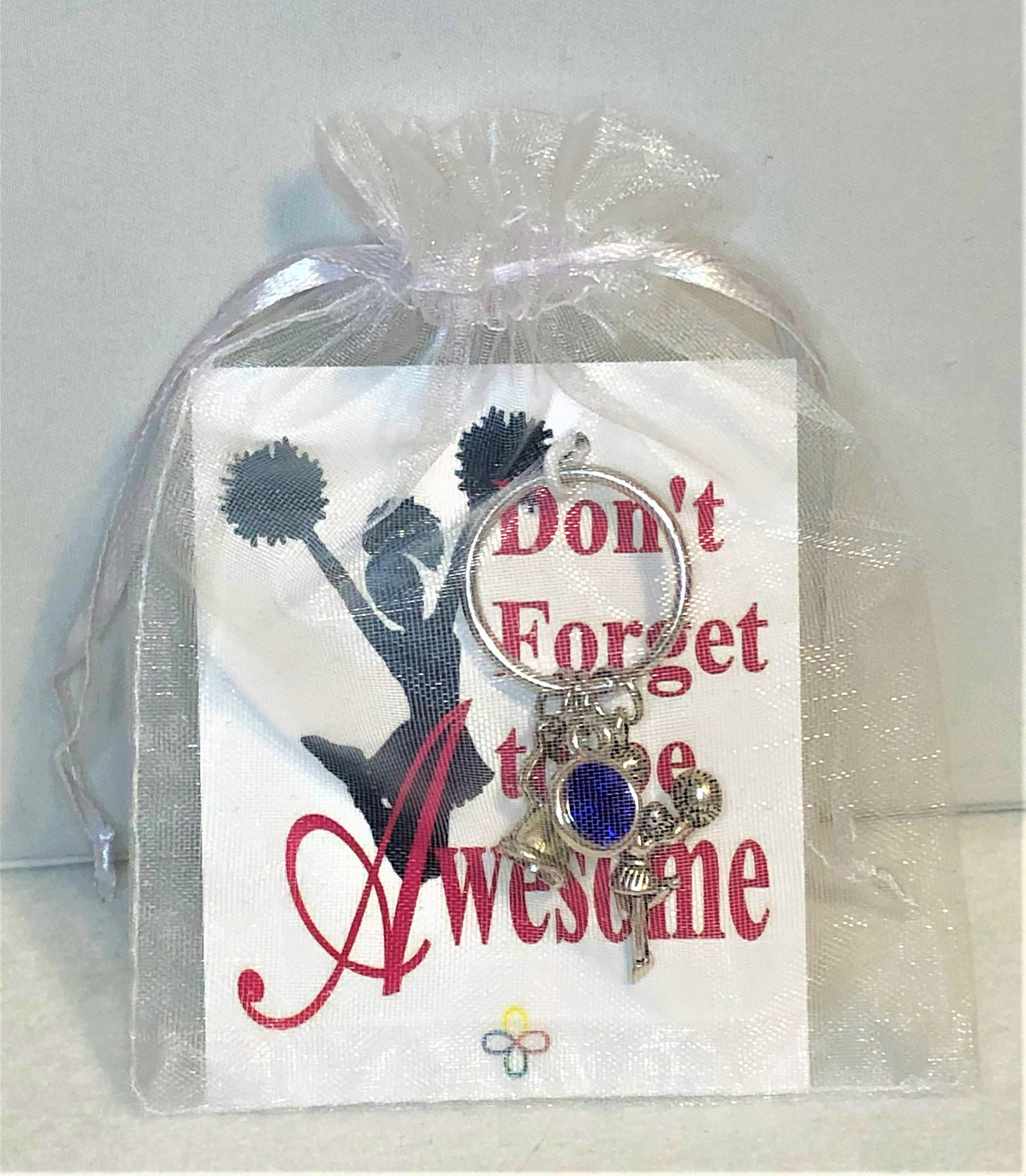 PERSONALIZED Cheerleader Key Chain, Cheerleading Keychain, Cheerleading ...