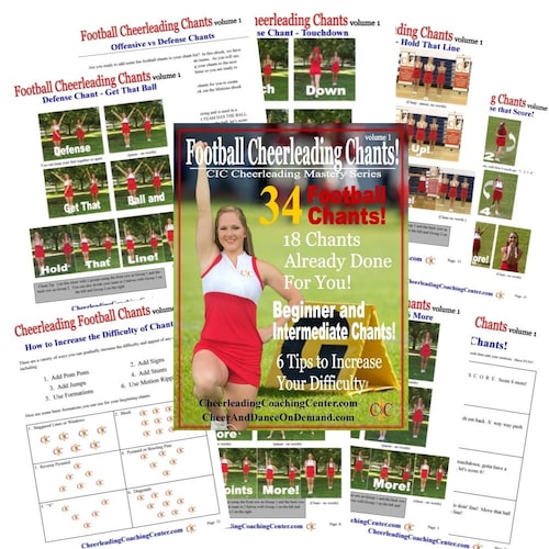 Cheerleading Beginning CHANTS Ebook Volume 1 CIC - Etsy