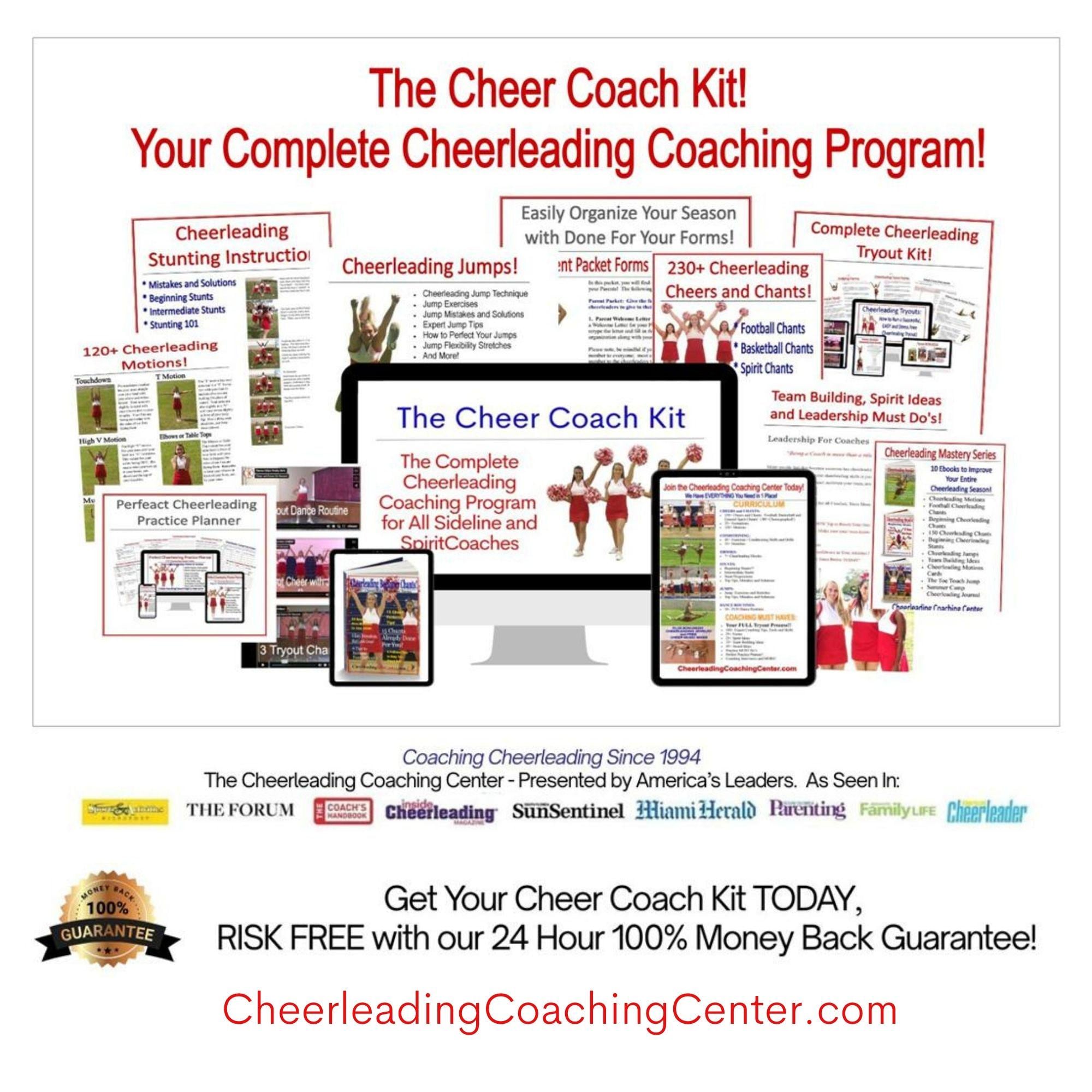 How to Coach Cheerleading - COMPLETE Cheerleading Coach Program ...