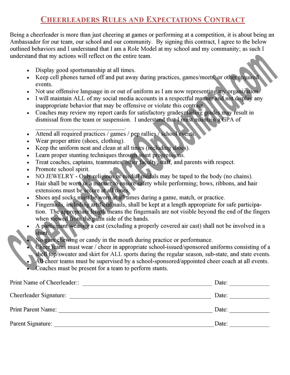 Cheerleading Tryouts Complete FORM Kits, How to Coach Cheerleading ...