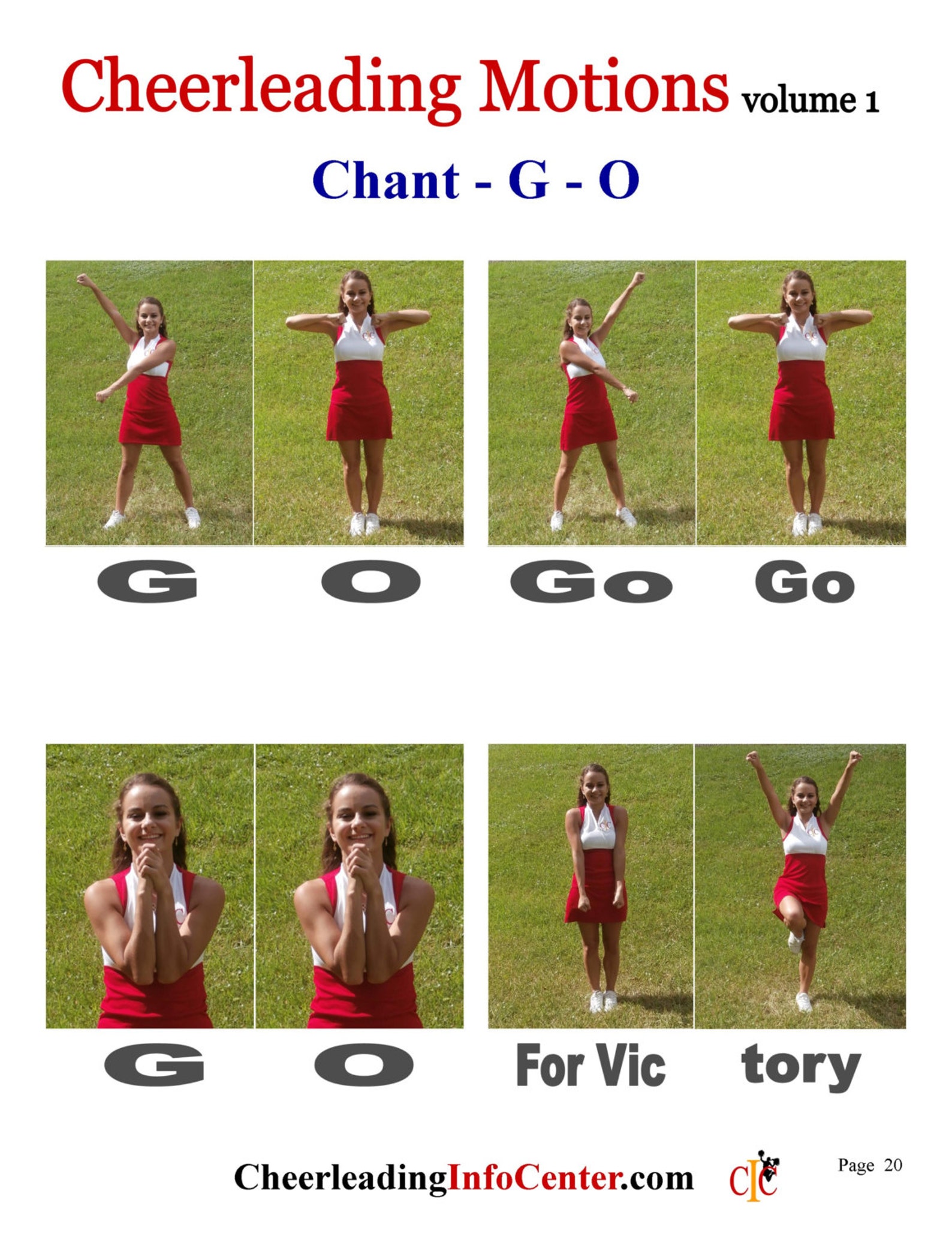 Cheerleading Motions Ebook, Volume 1 - CIC Cheerleading Mastery Series ...