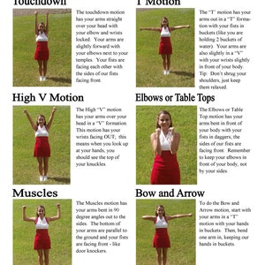 Cheerleading Motions Ebook, Volume 1 CIC Cheerleading Mastery Series - Etsy