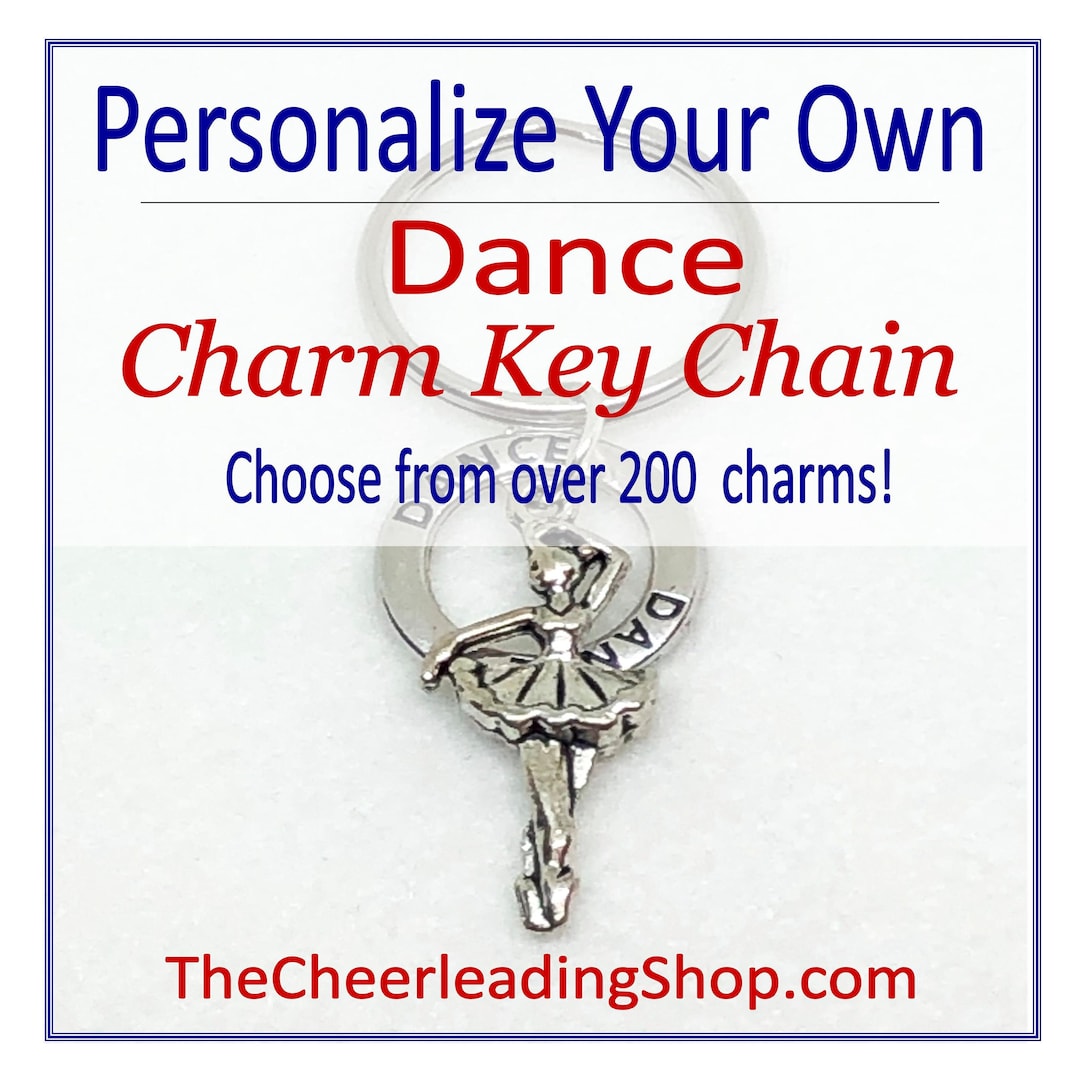 Dance Key Chain CUSTOMIZED, Dance Keychain, Dance Gift, Dancer Gift ...