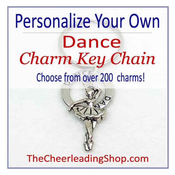 Dance Key Chain CUSTOMIZED Dance Keychain Dance Gift Dancer | Etsy