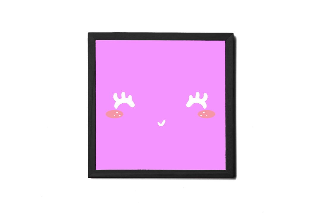 Happy, Cute, Art, Print, Wall Decor, Home Decor, Bedroom Decor, Nursery ...