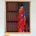 Marathi Women Standing by Door Art | Indian Traditional Folk Art ...