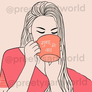 Set of 3 Chai Art| Indian Tea Illustration | Tea Lovers Artwork ...