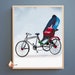 Cycle Rickshaw Poster Art I Indian Wall Decor I Indian Painting I ...