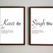 Kaur Definition Printable Punjabi Artwork Home Décor I Sikhi - Etsy