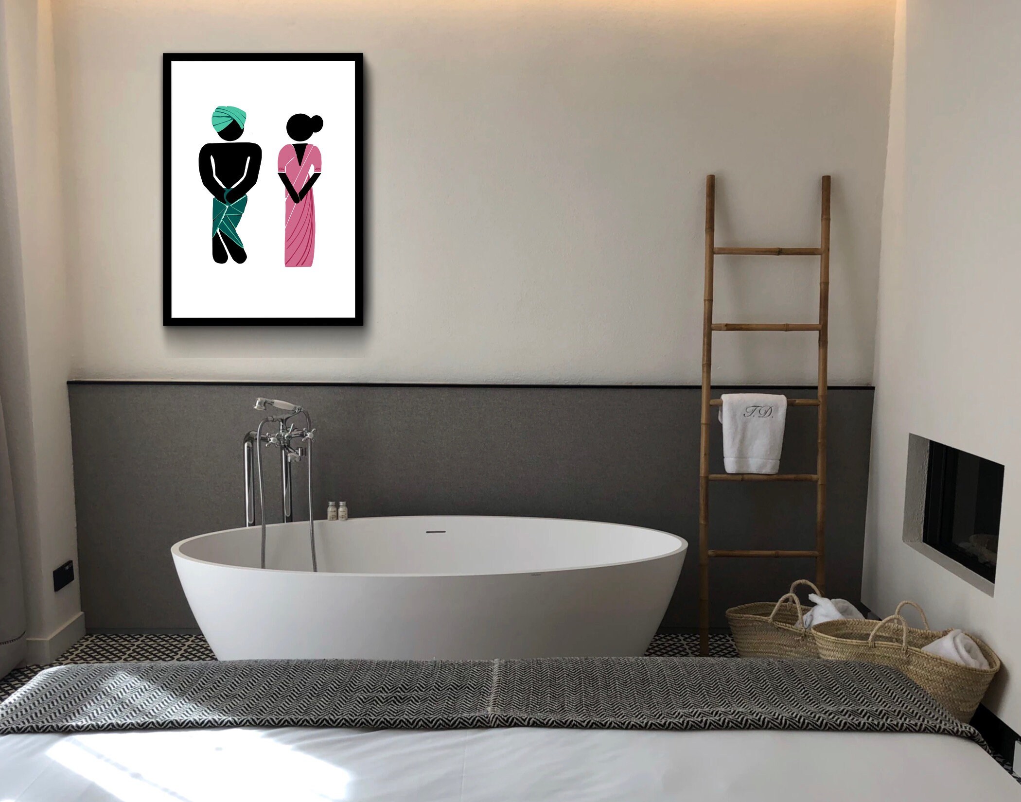 Indian Unisex Restroom Poster Sign I Bathroom Wall Decor I I ...