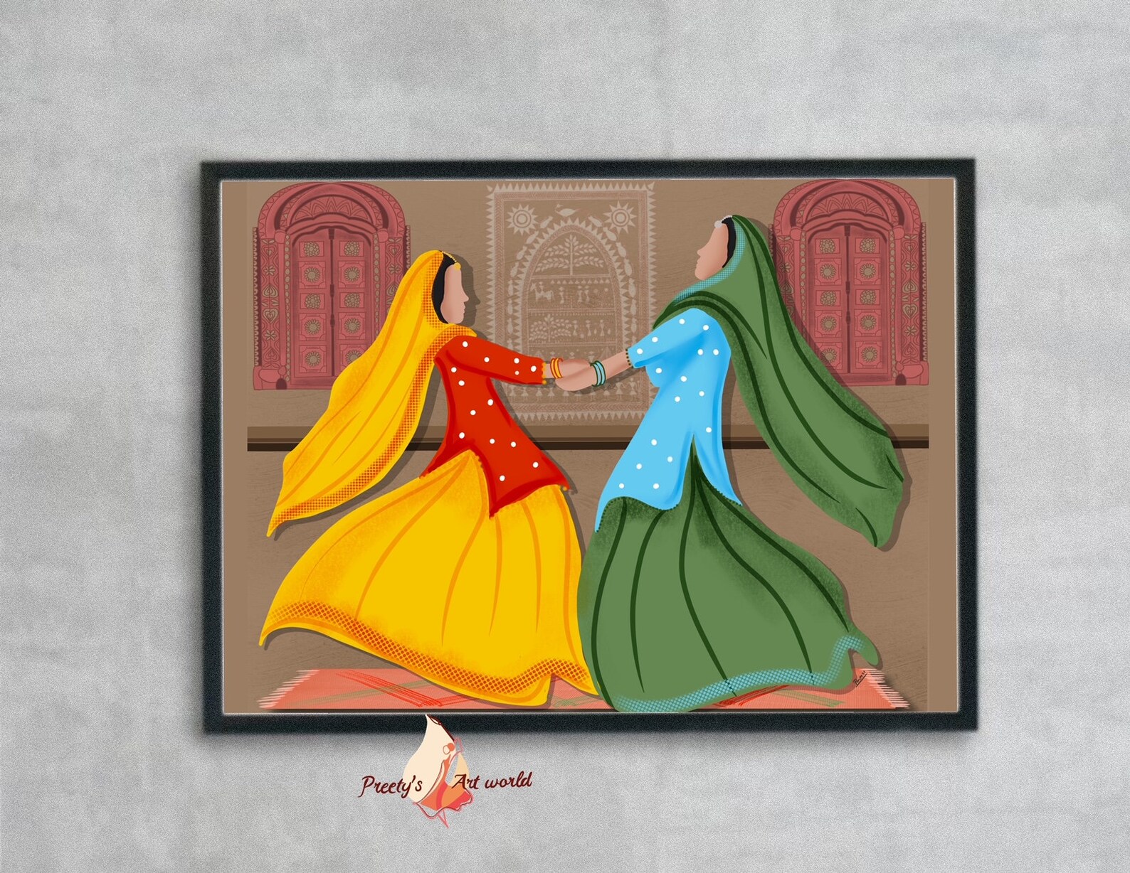 Kikli Kaleer Di I Punjabi Women Doing Traditional Folk Kikli Dance Game ...